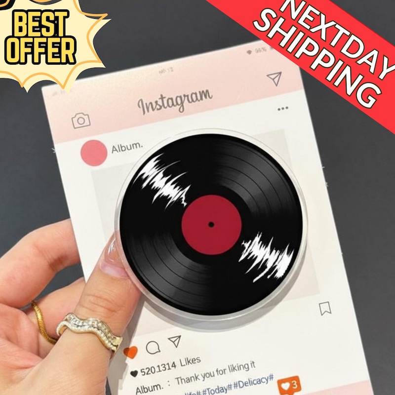 Music Phone Grip Magnetic - Etsy