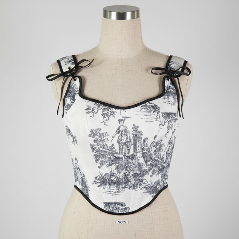 Medieval Print Corset - Etsy