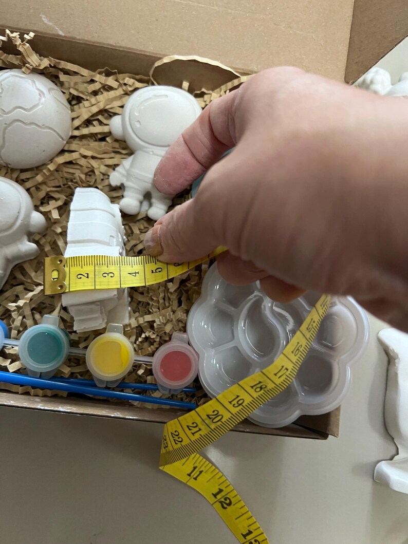 Space-themed Plaster Shapes – DIY Paintable Planets, Rockets ...