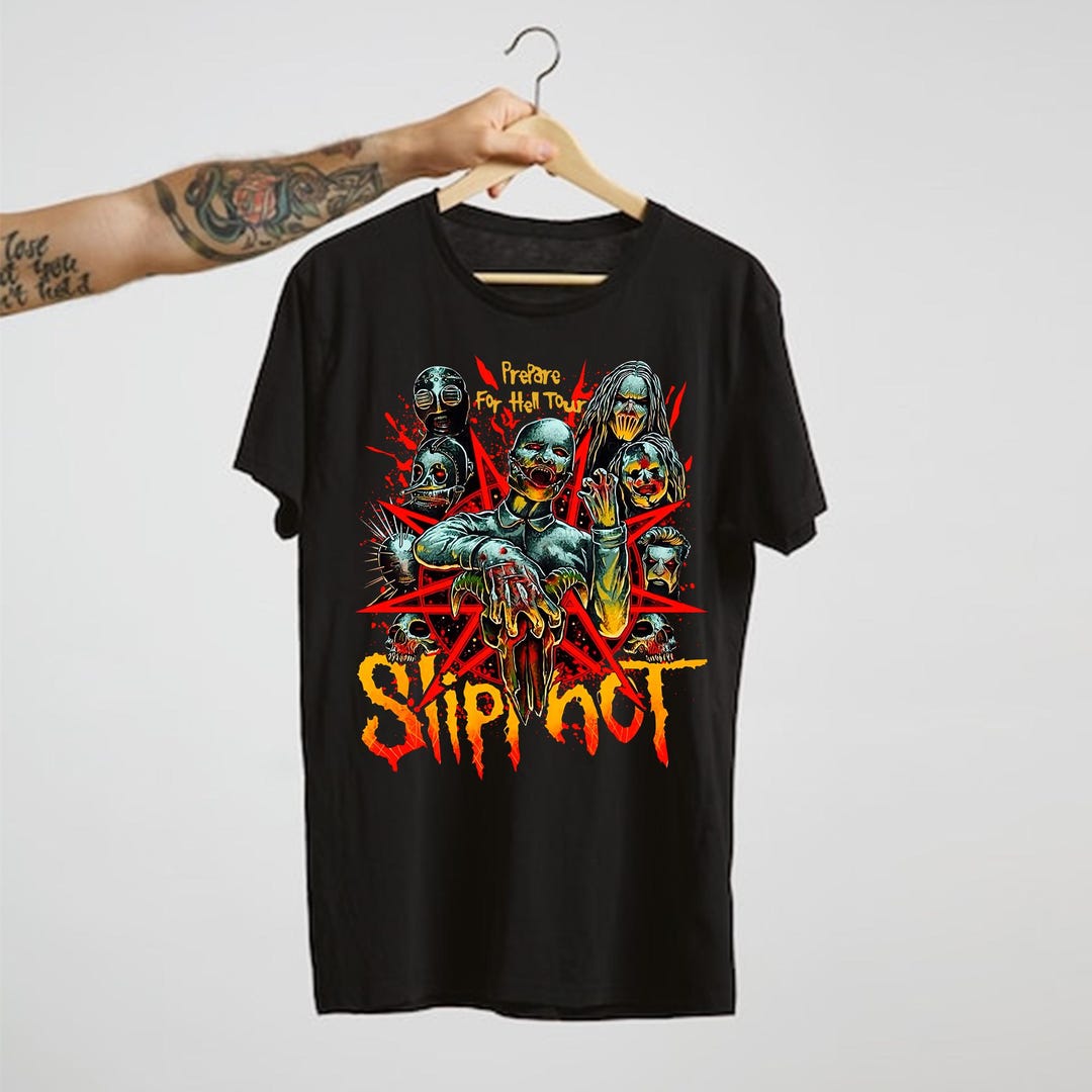 Slipknot Band Prepare for Hell Tour T-shirt: Unisex Graphic Shirt - Etsy
