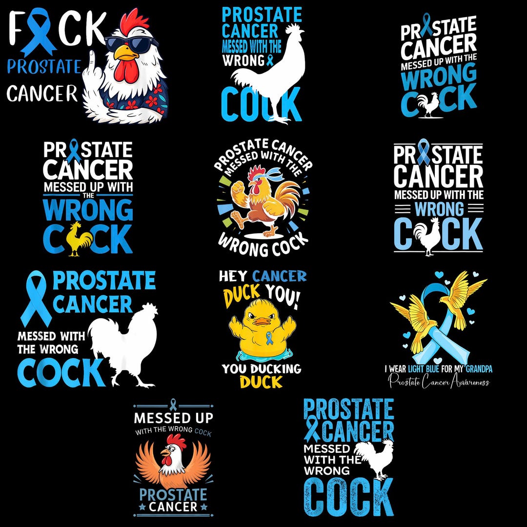 Prostate Cancer Fighter PNG, Funny Blue Ribbon Awareness Clipart, Men’s ...