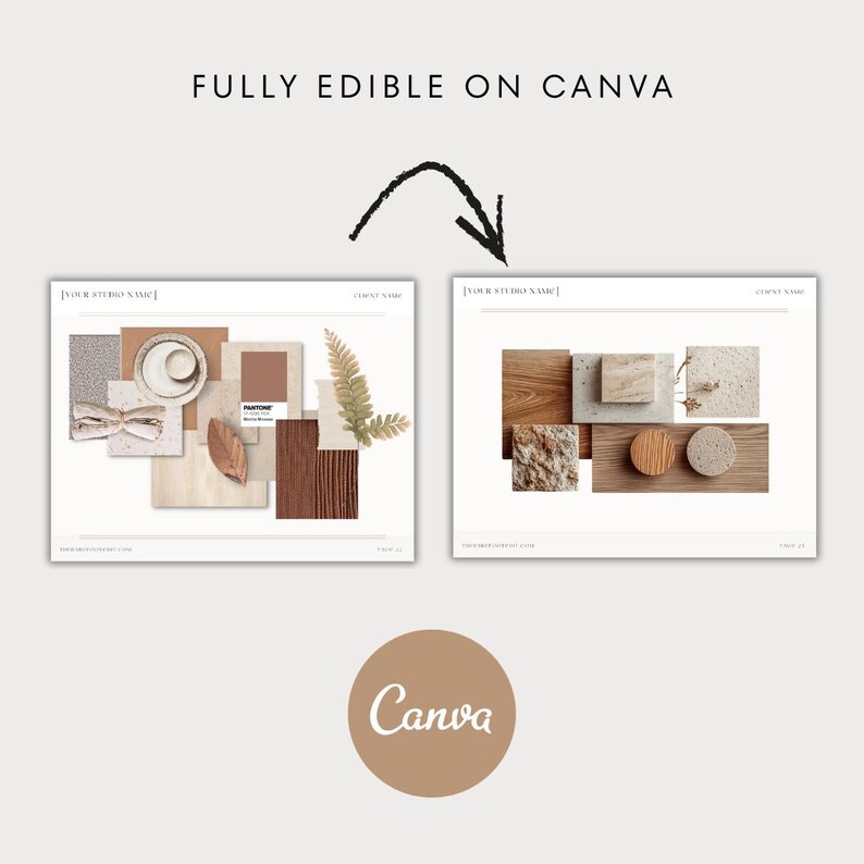 Mocha Mousse Design Presentation Template | 45+ Pages | Earthy Canva ...