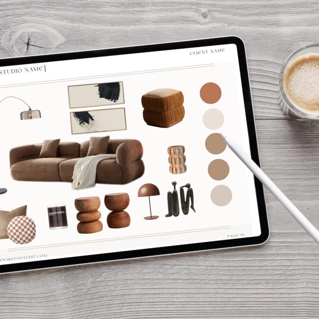 Mocha Mousse Design Presentation Template | 45+ Pages | Earthy Canva ...