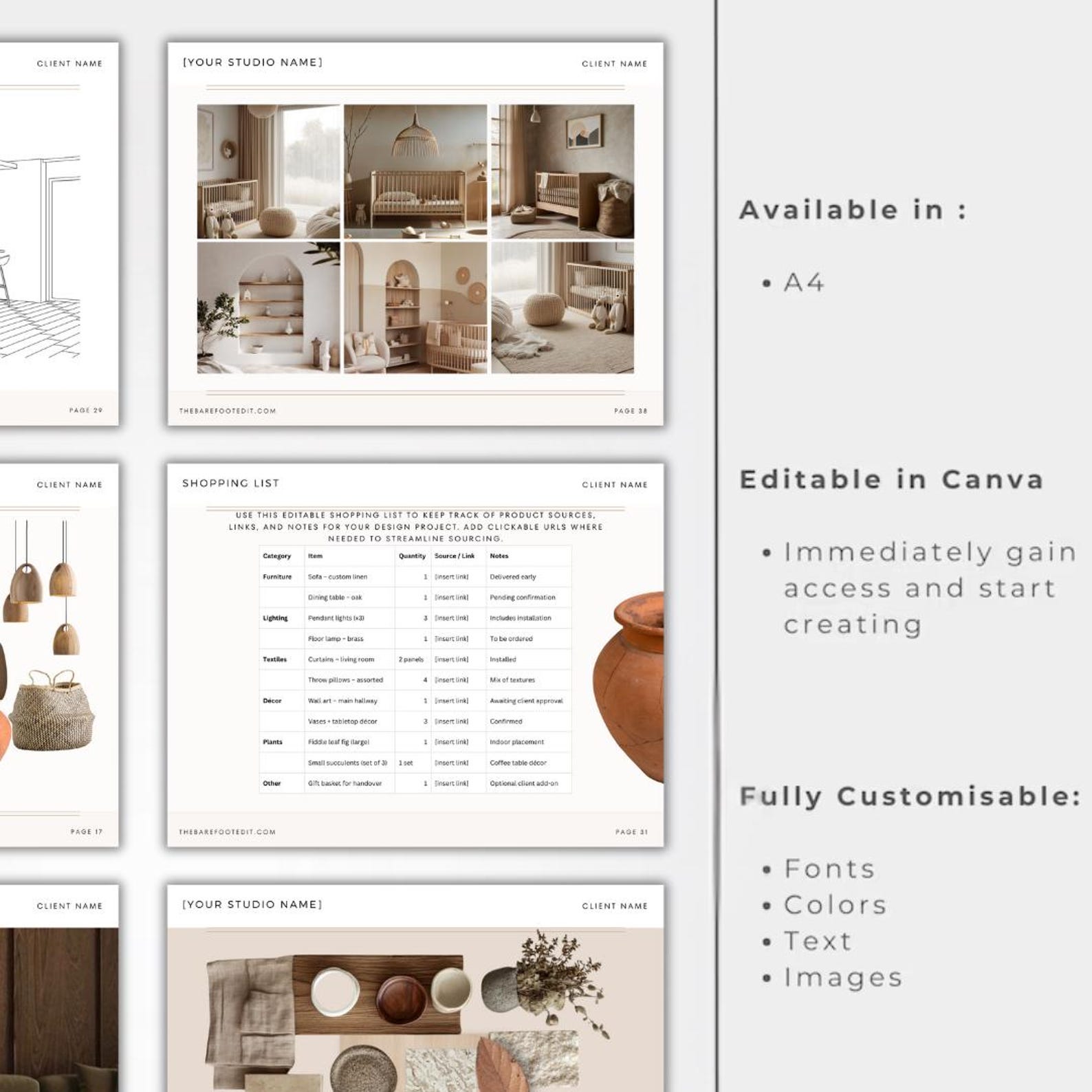 Earthy Design Presentation Template | 45+ Pages | Raw & Refined Canva ...