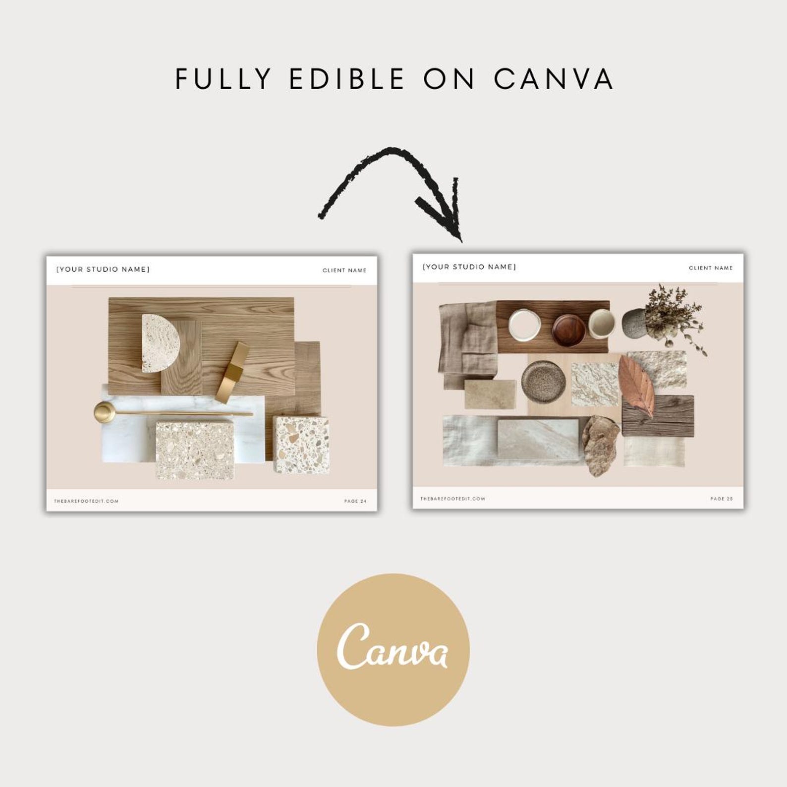 Earthy Design Presentation Template | 45+ Pages | Raw & Refined Canva ...