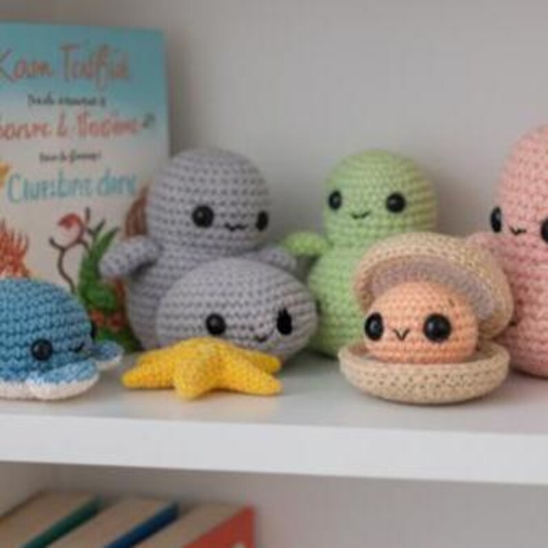 Cleo the Clam Crochet Pattern – Amigurumi Sea Creature (PDF Pattern) - Etsy