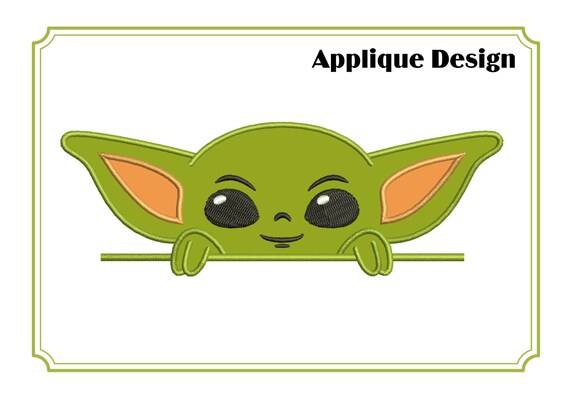 Baby Applique Embroidery Design Satin Stitch Machine - Etsy