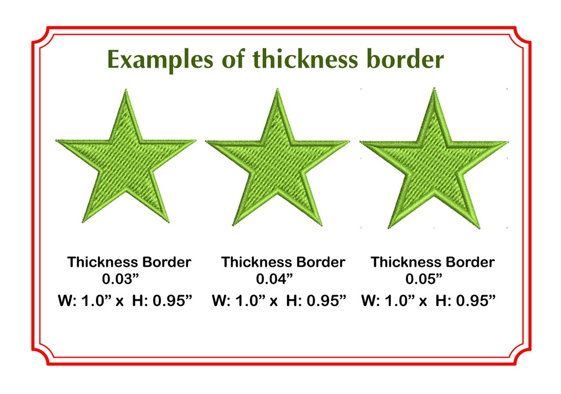 Mini Star Embroidery Design Star Shape Basic Fill Stitch - Etsy