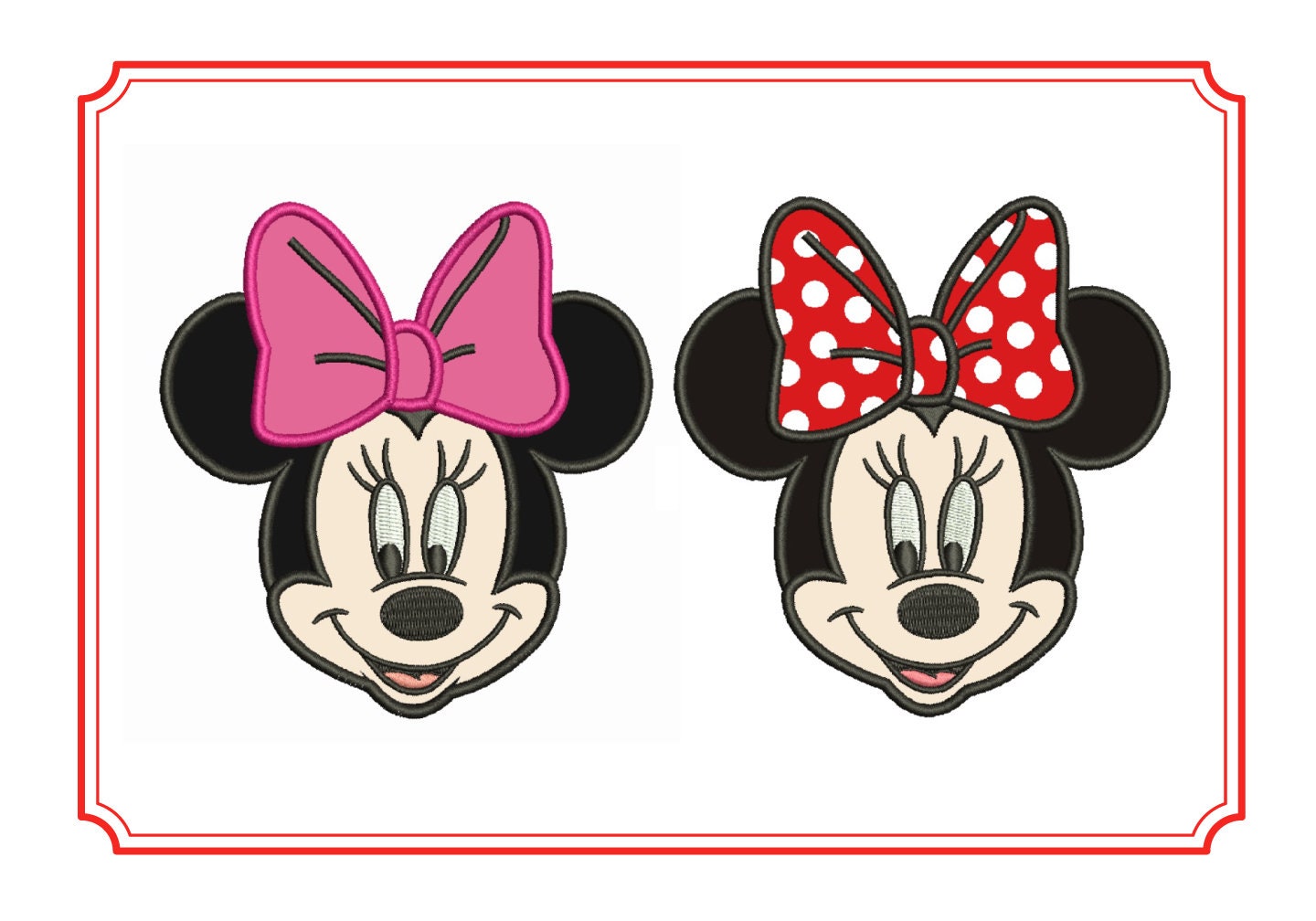 Minnie Mouse Cartoon Face