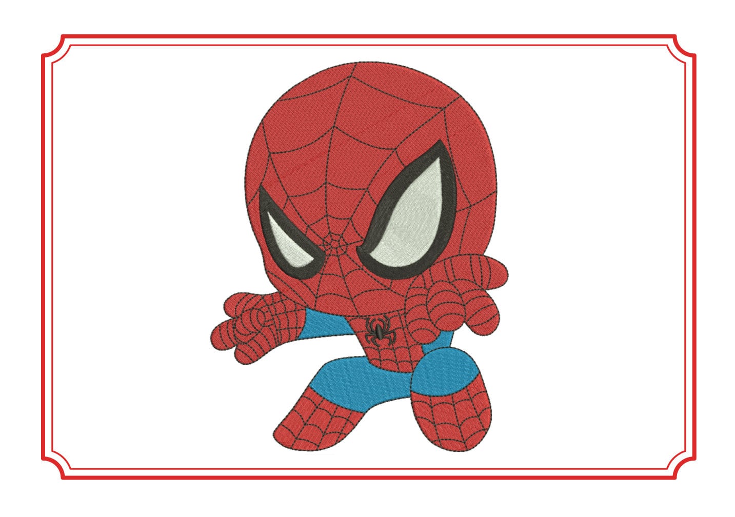 Baby Spiderman Embroidery Design Stitch Fill Machine Birthday Spider ...
