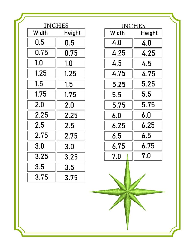 Mini Star Embroidery Design Star Shape Basic Fill Stitch Filled Machine ...