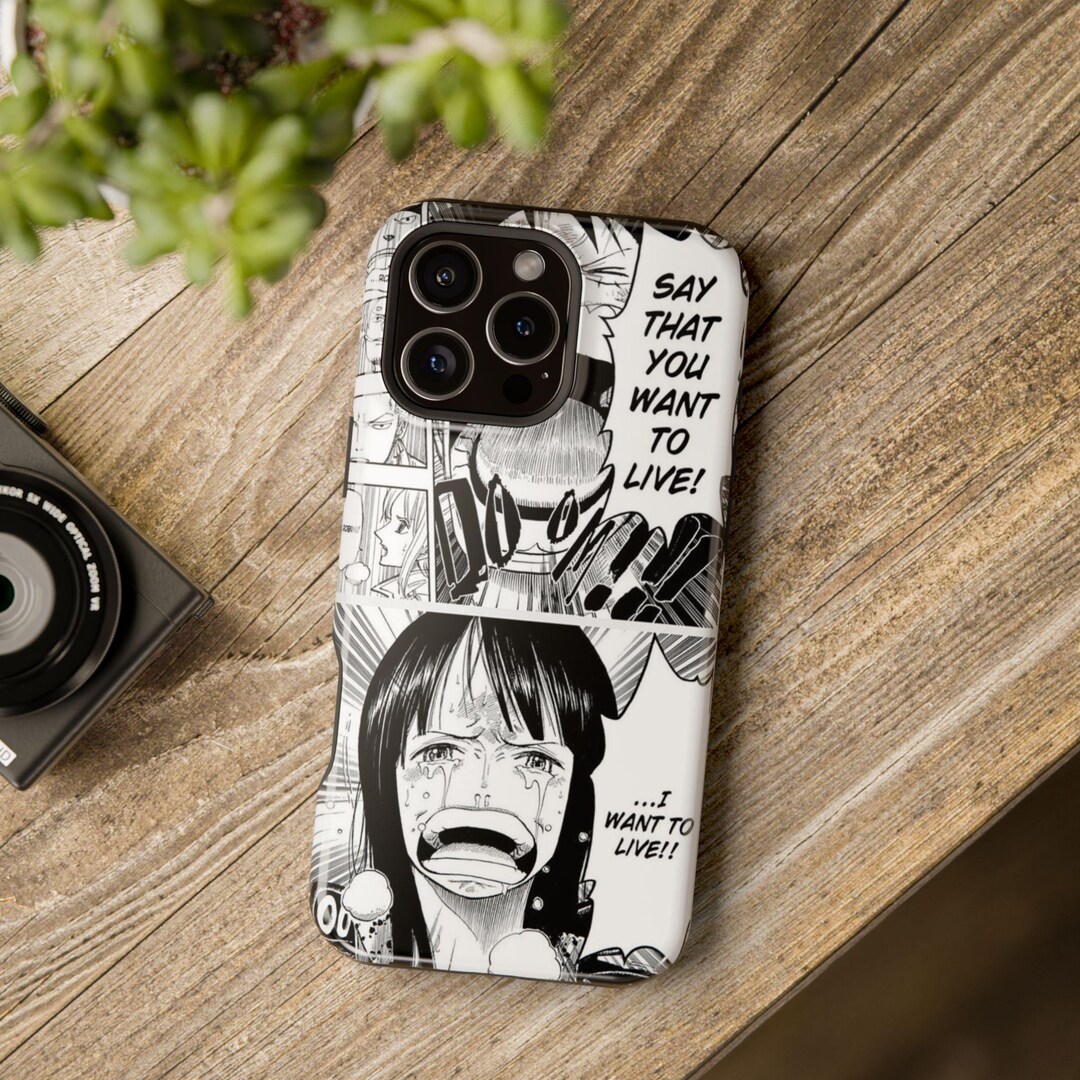 Anime Phone Case Manga Art One Piece Robin Phone Case Custom 3D Phone ...