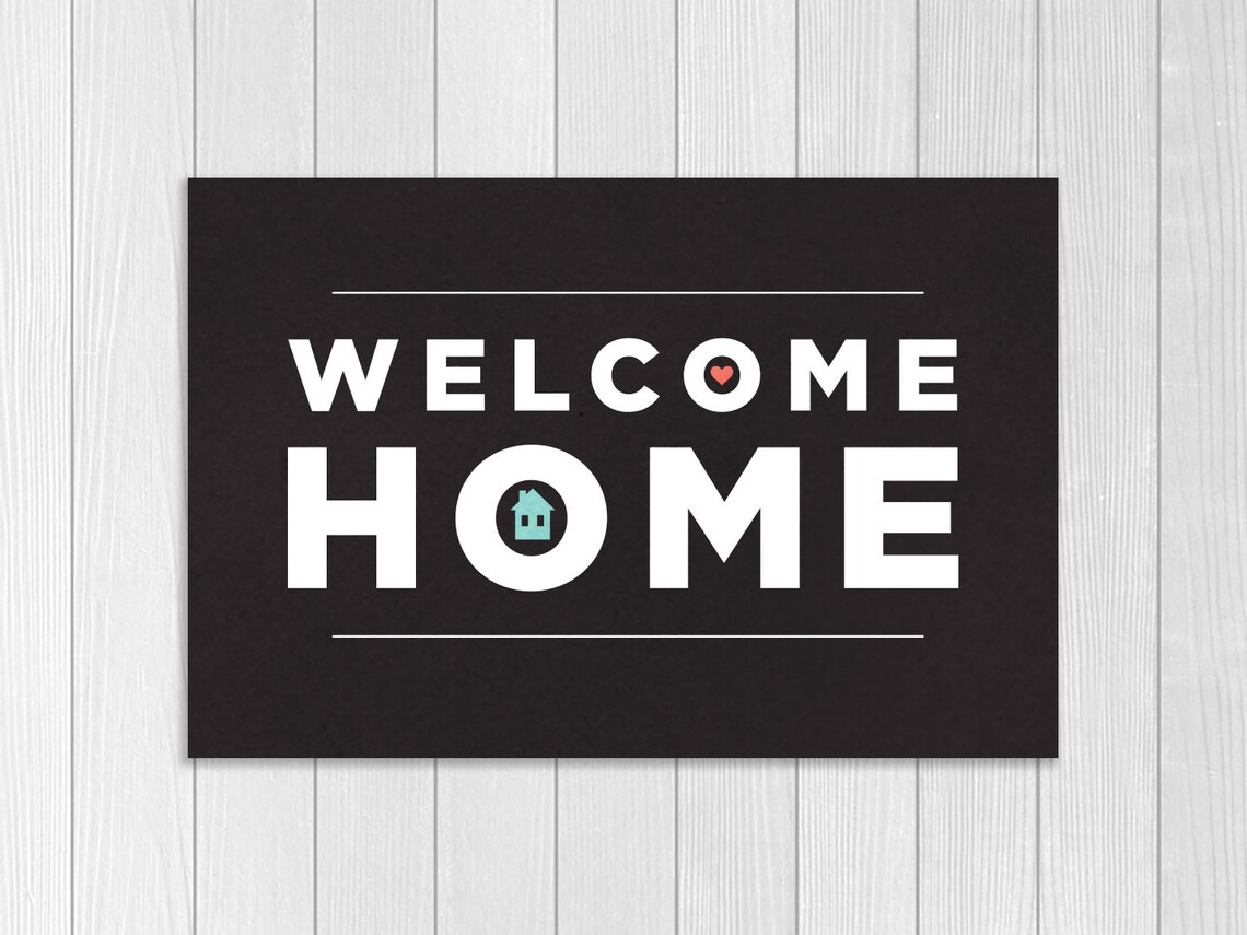 LDS Missionary Welcome Home Poster Set - 2 Colors 5 Sizes - Instant ...
