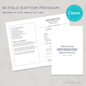 LDS Baptism Program L Stake & Ward L LDS Primary 2024 L Multiple ...