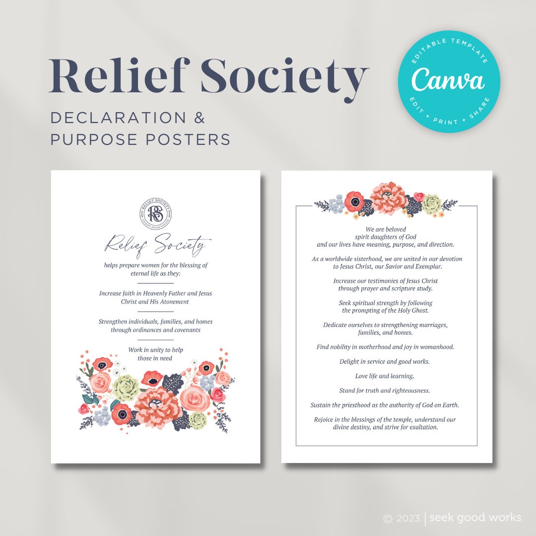 History Of Relief Society Motto Clipart