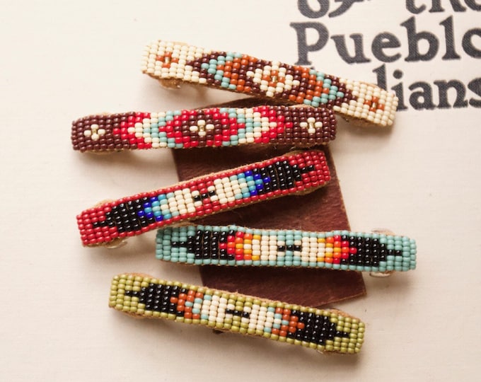 BB-01 Handmade Beaded Barrette - Etsy