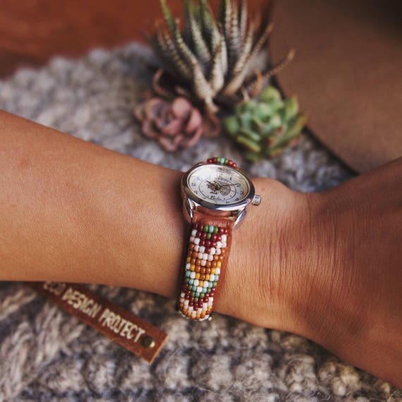 Items similar to BLW-04,Native American inspired hand-beaded genuine ...