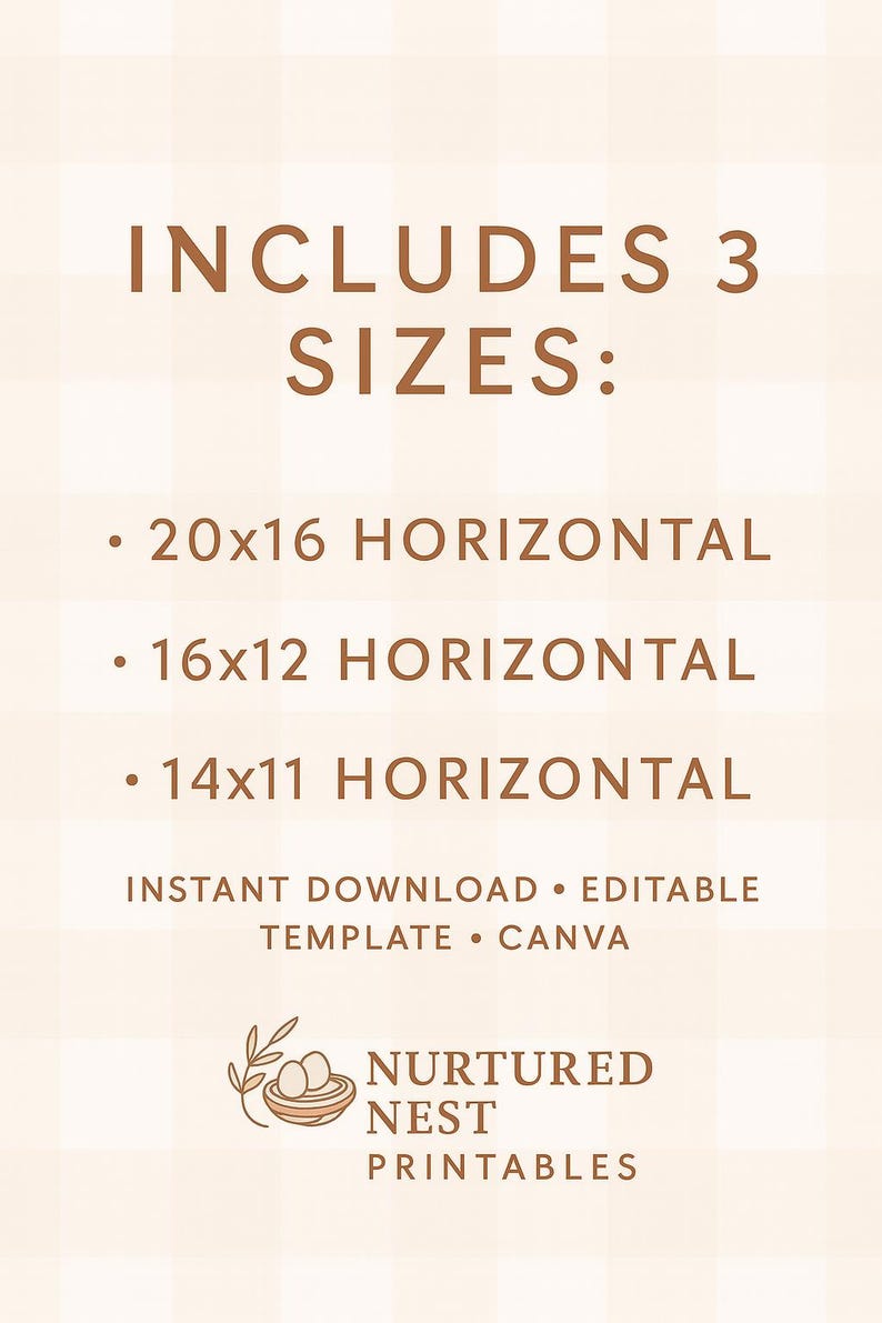 Editable Sage Green Name Sign – Canva Nursery Template - Etsy