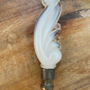 Vintage Glass Aladdin Alacite Finial Lamp Finial Cottage Shabby Chic - Etsy