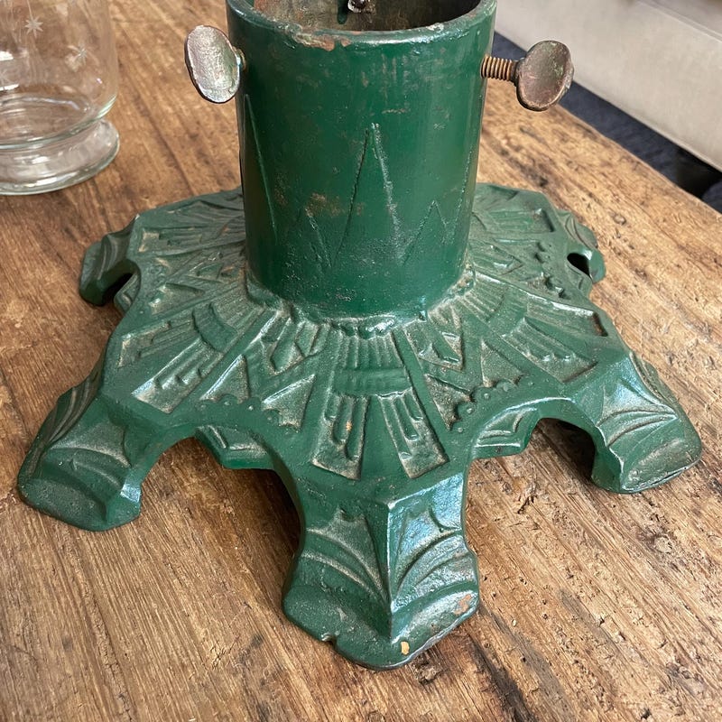 Cast Iron Tree Stand - Etsy