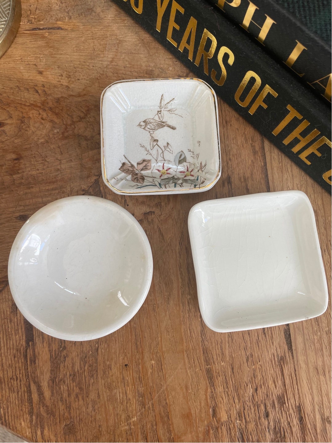 Vintage Collection of English Ironstone Butter Pats - ALL 3 Pats - Etsy
