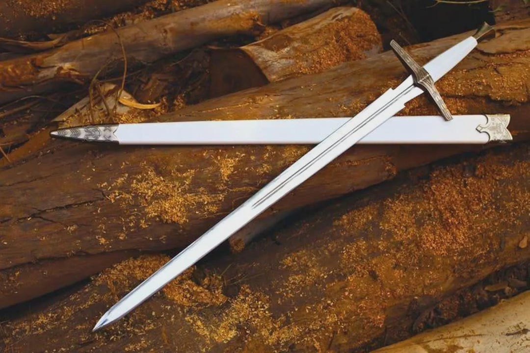 Handmade Witcher Geralt's Steel Sword Replica | Cosplay Prop With ...