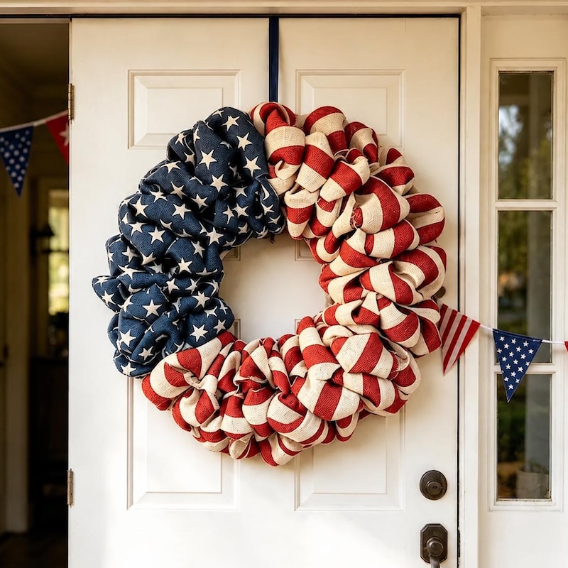 Patriotic.wreath - Etsy