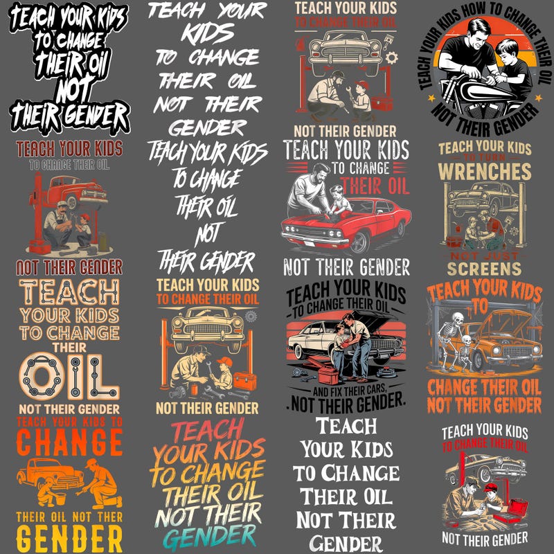 Change Oil Not Genders - Etsy