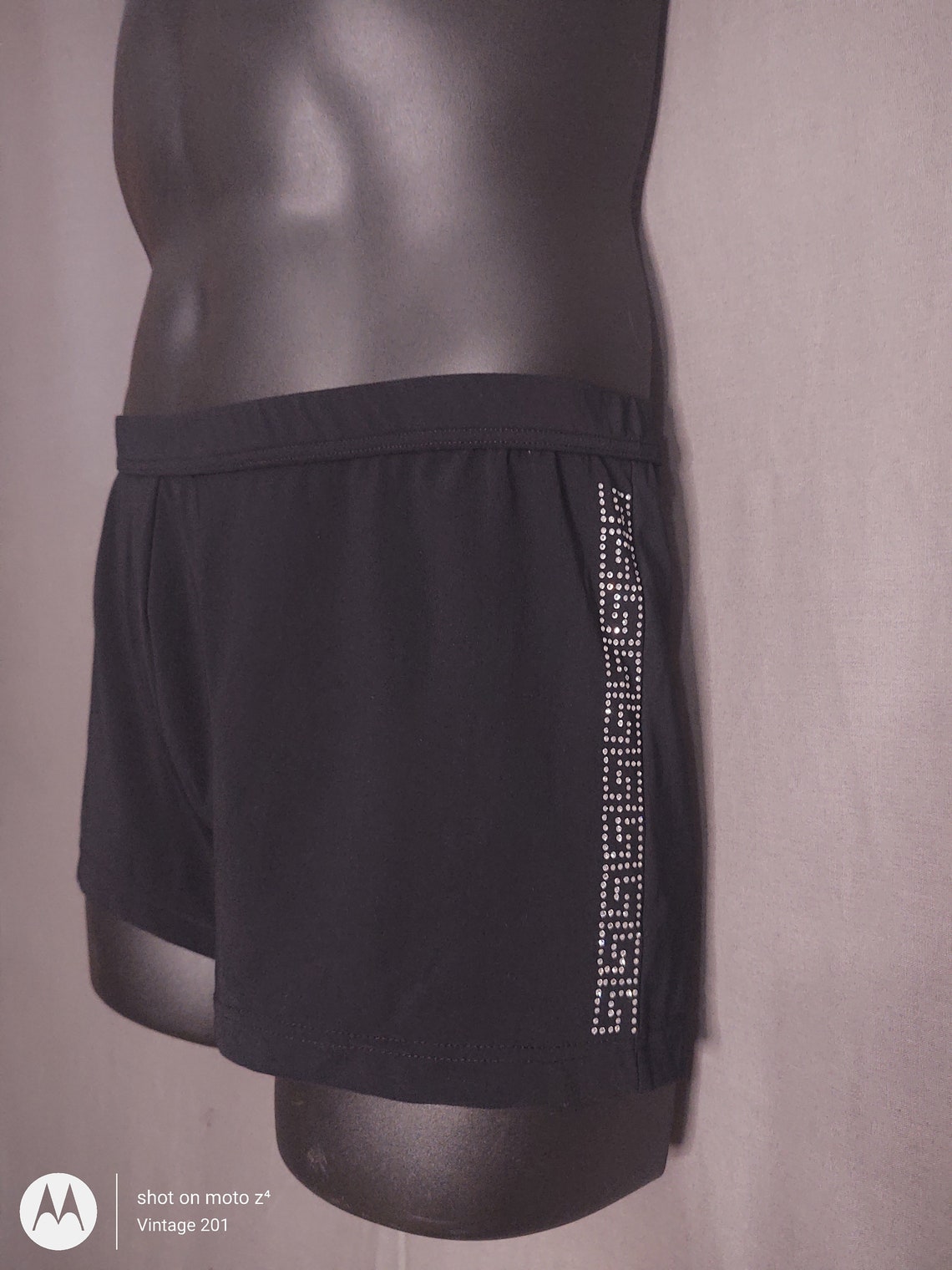 Versace Swim Briefs With Crystal Greco Scrolling XXL Euro Size - Etsy