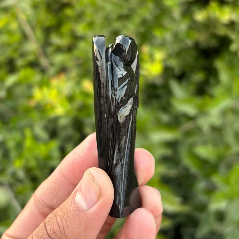 Natural Shungite Crystal Angel ~ Shungite Stone Guardian Angels for ...