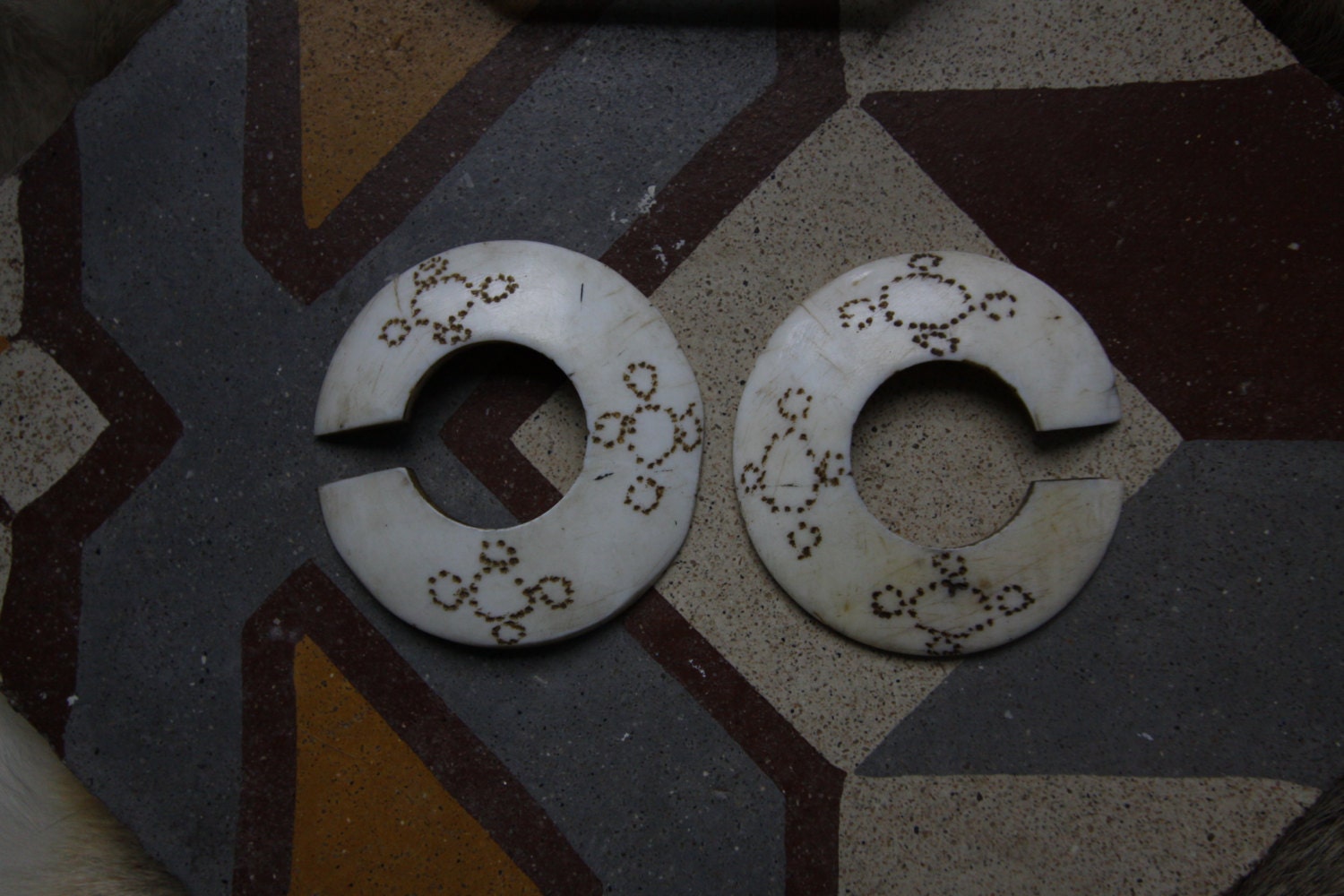 Tribal Antique Naga Conch Chanka Shell Earrings Ear Plugs - Etsy