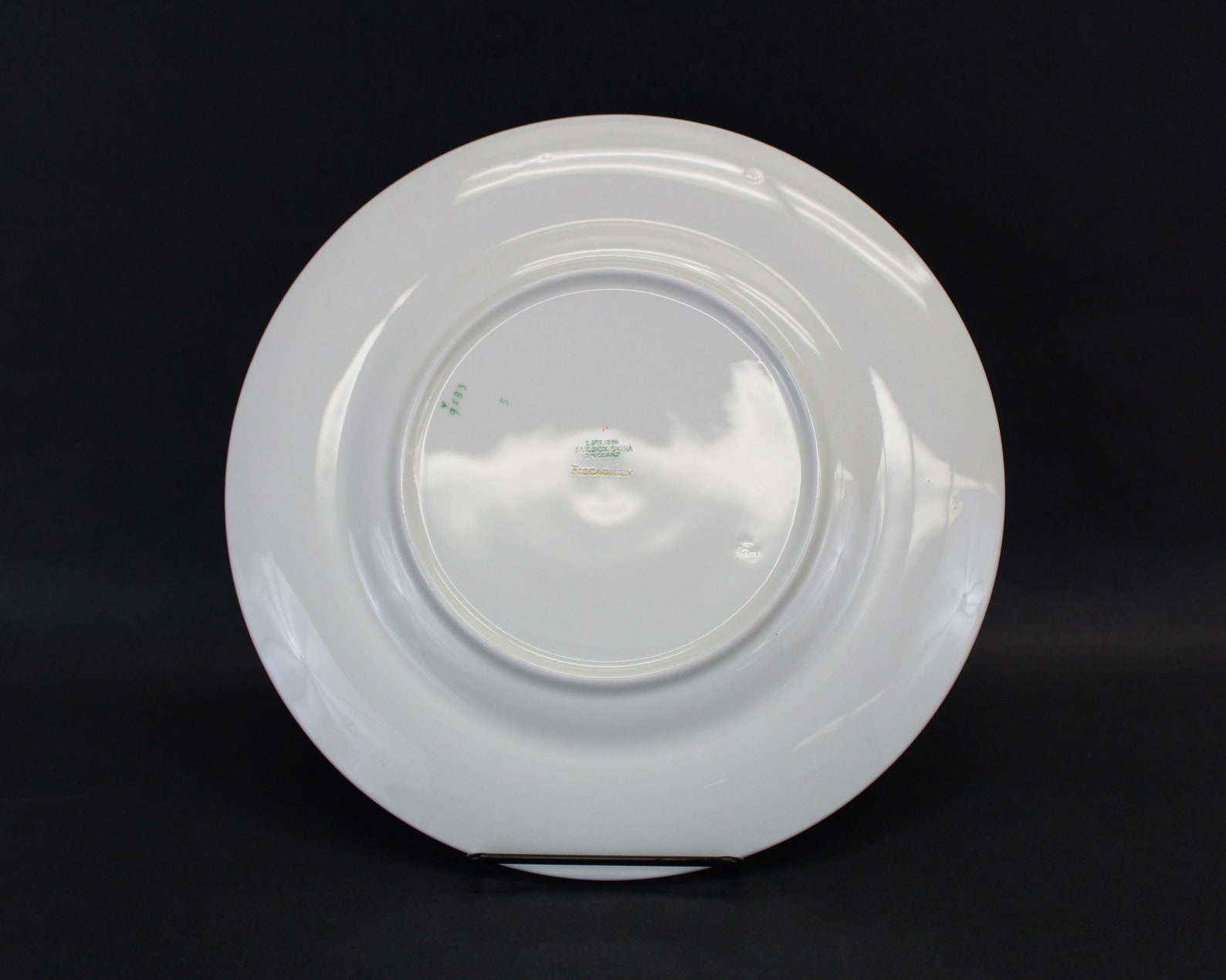 Vintage Pink Floral 'piccadilly' Plate With Gold Filigree Edge (E12867 ...