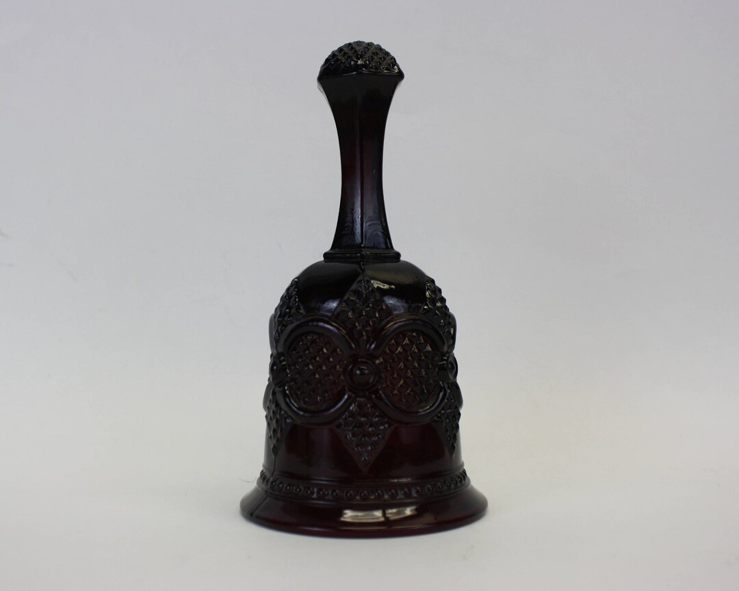 Vintage Avon Cranberry Glass Bell 'christmas 1979' E4432 - Etsy