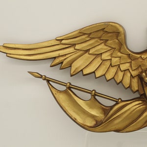 Vintage Sexton Eagle Gold Toned Wall Plaque (V9596) - Etsy
