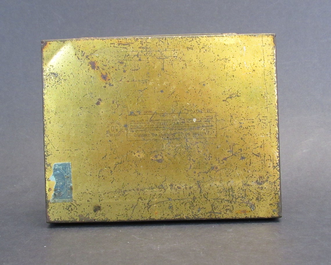 Vintage Metal Chesterfield Cigarette Box E11470 - Etsy