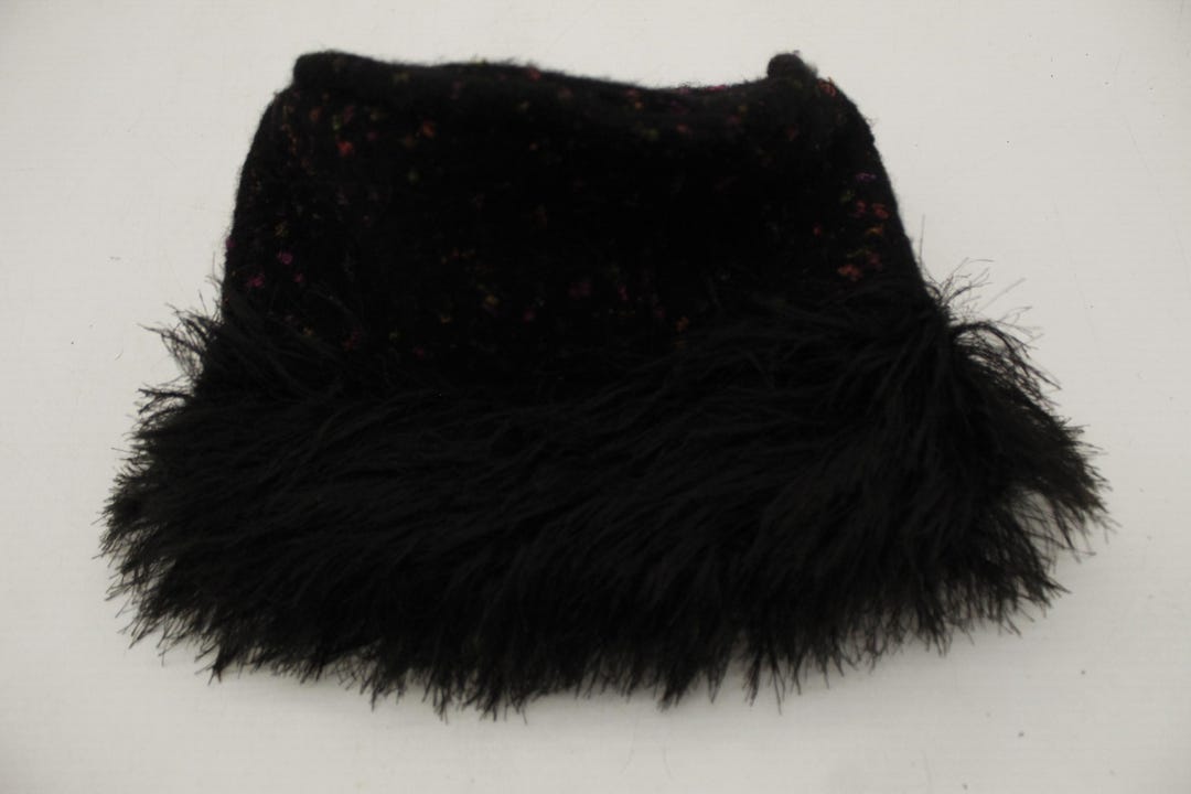 Vintage Steampunk Fuax Fur Bucket Hat Mohair Fiber Art (S3563) - Etsy
