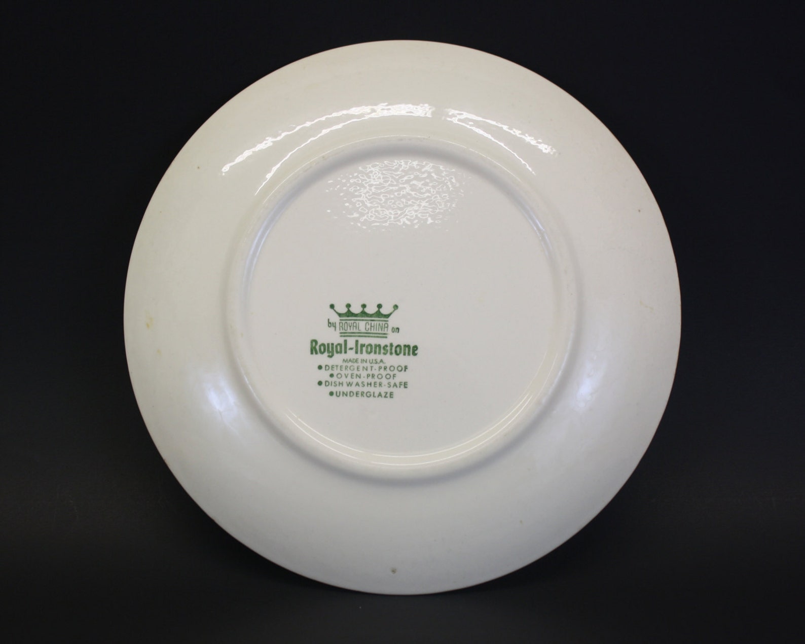 Vintage Royal Ironstone Brown Mid Century Dinner Plate E3685 - Etsy