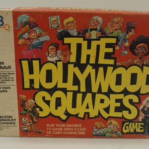 Vintage Hollywood Squares 1980 Board Game (S1650) - Etsy