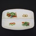 Vintage Divided Small Relish Plate With Vegetable Decals E273 - Etsy