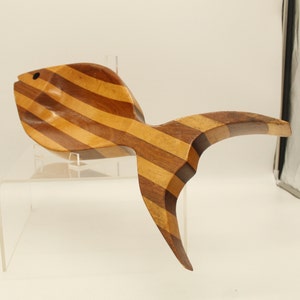 Vintage Large Wooden Fish With Bowl in Center (S197) - Etsy