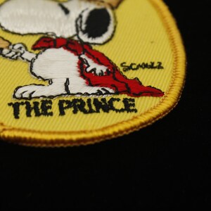 Vintage Peanuts Snoopy Yellow Prince 70's Sew on Patch (S419) - Etsy