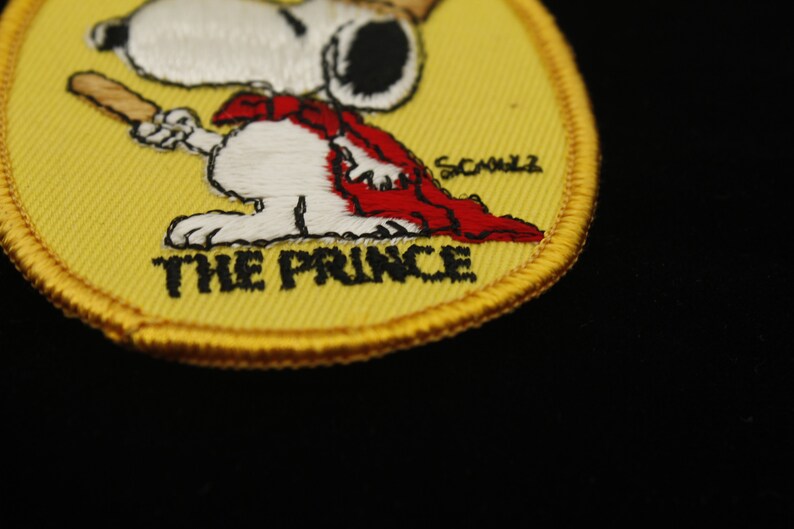 Vintage Peanuts Snoopy Yellow Prince 70's Sew on Patch (S419) - Etsy