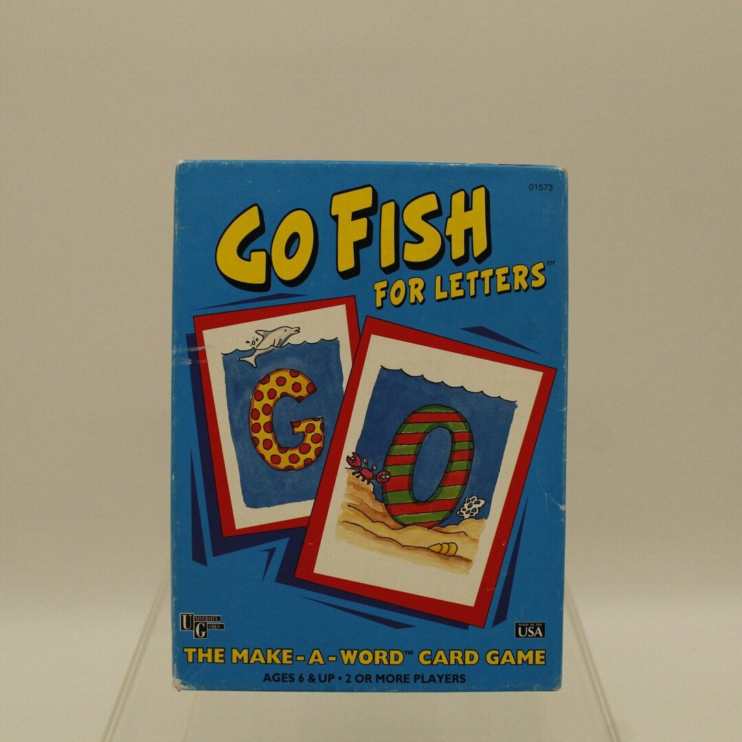 Vintage University Games Go Fish for Letters 1995 Cards (V8652) - Etsy
