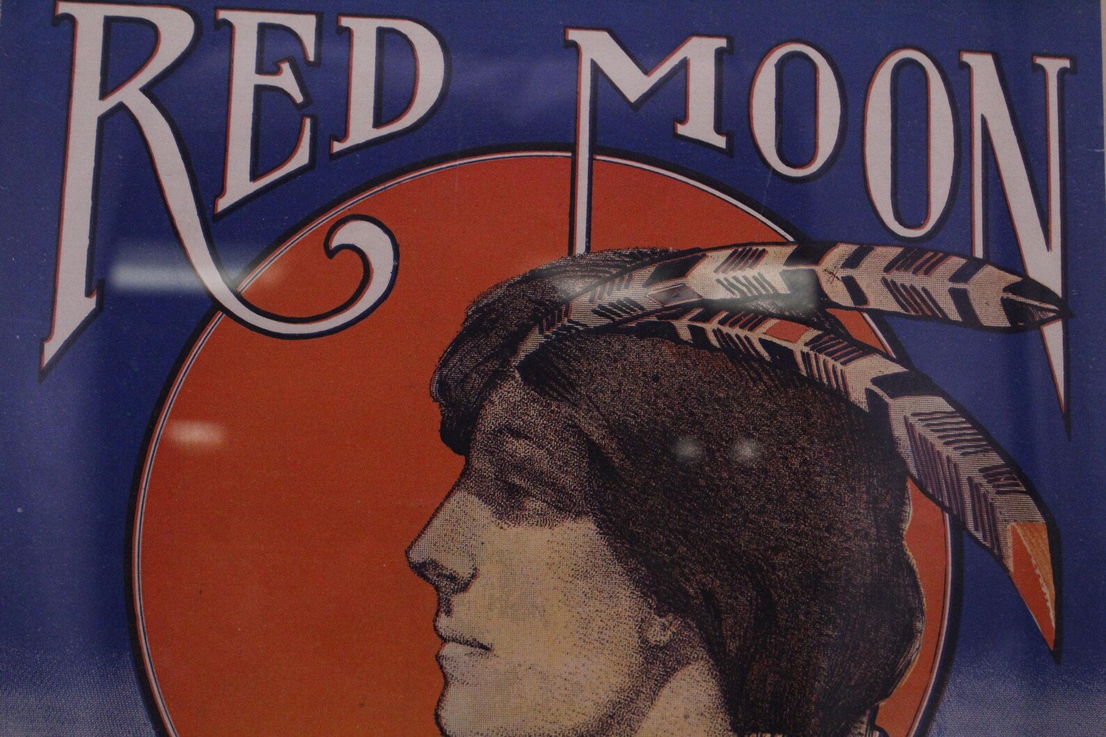 Vintage Red Moon Sheet Music in Quality Wood Frame (S2069) - Etsy