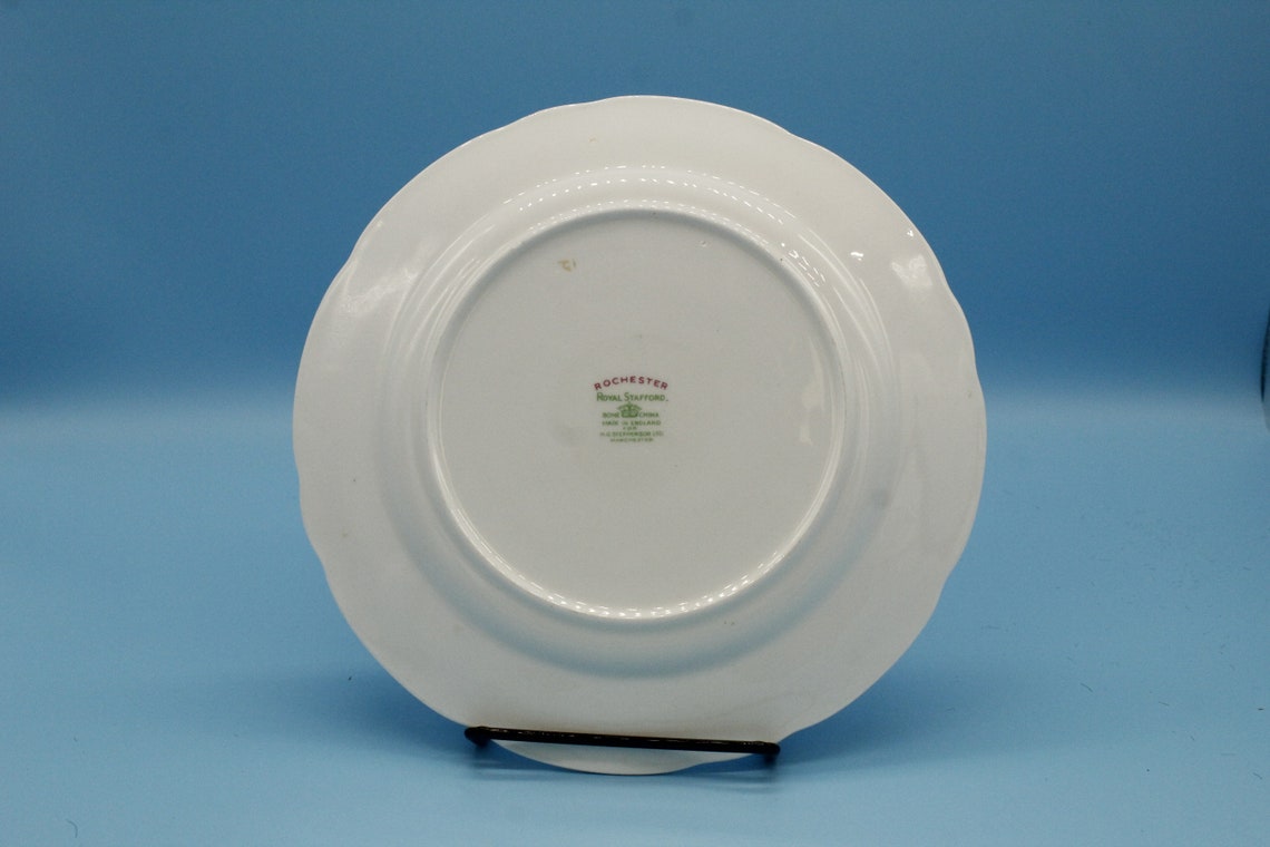 Vintage Rochester Royal Stafford Plate Saucer and Square - Etsy