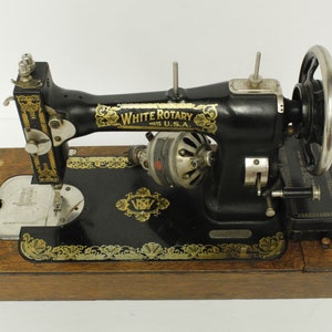 Vintage White Rotary USA Sewing Machine in Original Case (V7322) - Etsy