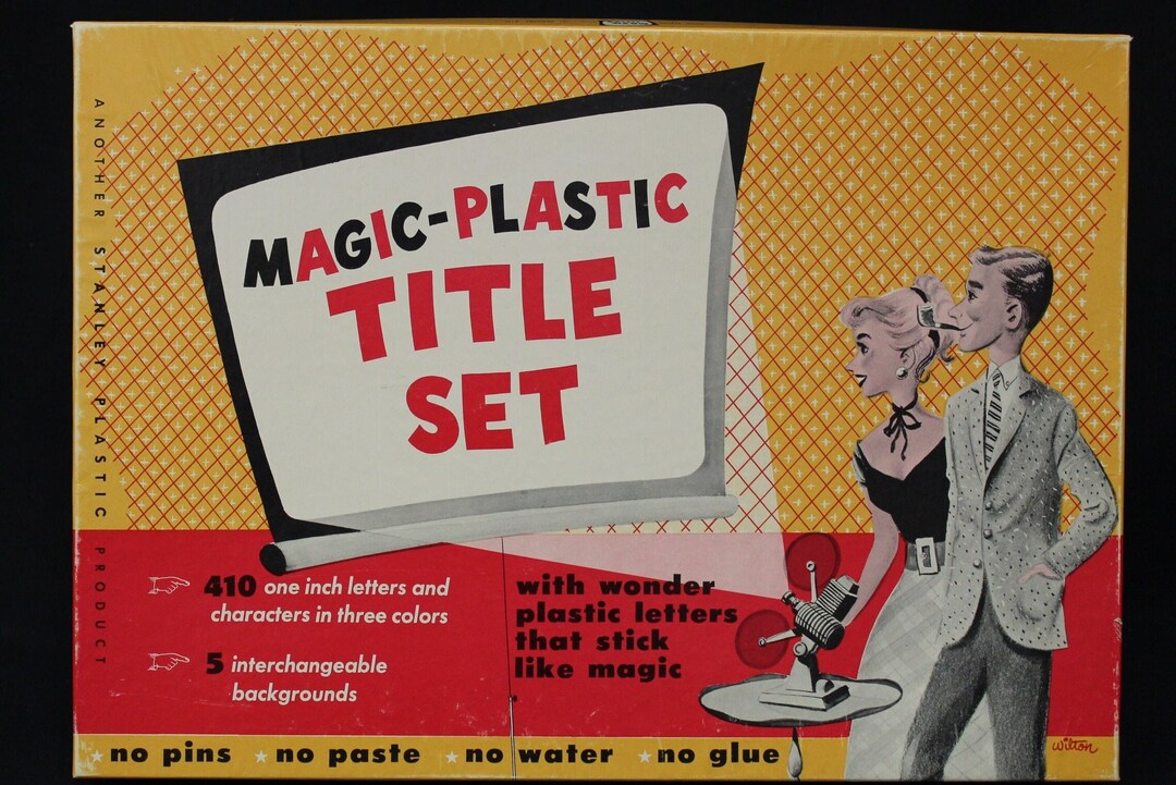 Vintage Stanley Magic-plastic Title Set in Original Box V5215 - Etsy