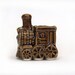 Vintage Train Shaped Brown Toothpick Holder (E10521) - Etsy
