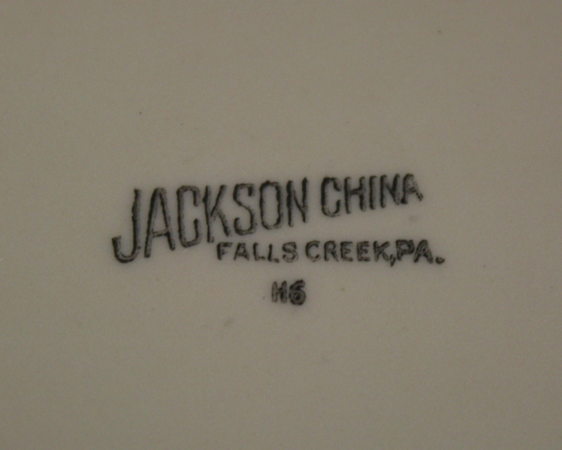 Vintage Jackson China Bucking Bronco Cowboy Dinner Plate | Etsy