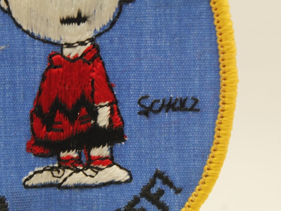 Vintage 1970's Rare Peanuts Sew on Patches of Charlie… - Gem